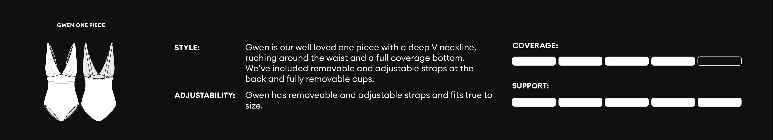 Gwen One Piece Curve - Tangerine