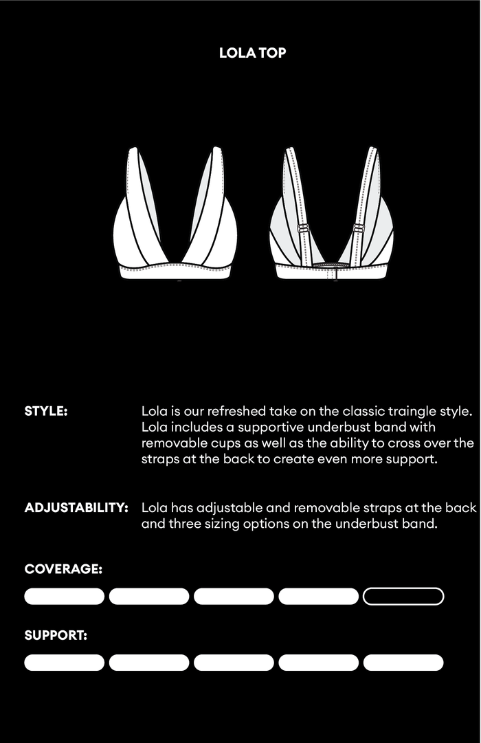 Lola Triangle Top - Infamous Carnival